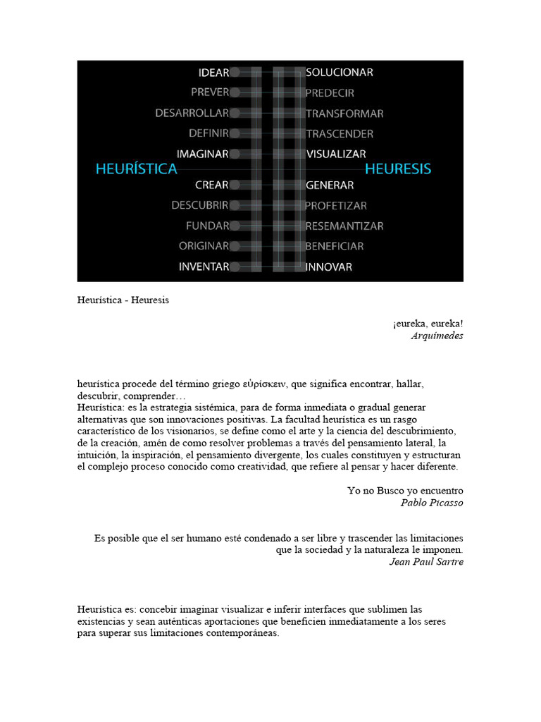 Definición y Significado de Heurística | PDF | Heurístico | Conocimiento