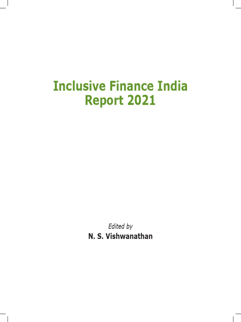 IFI Report 2021 | PDF | Financial Inclusion | Banks