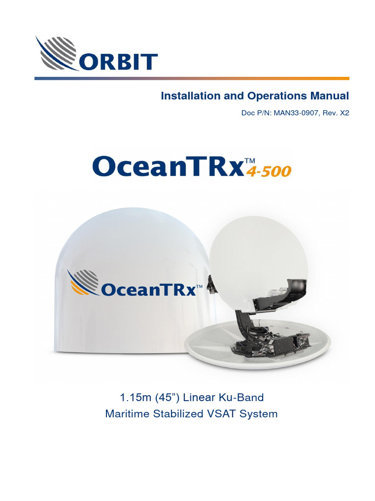 Ocean TRX Ku Antenna Manual | Download Free PDF | Communications ...