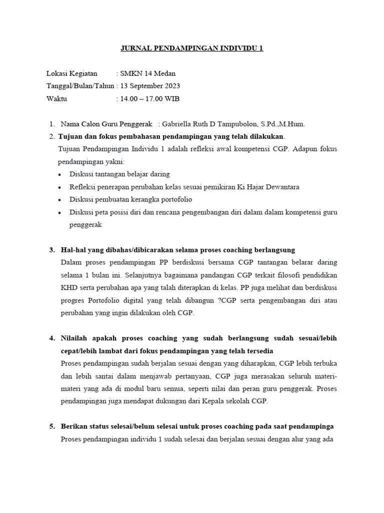 Jurnal PI Gabriea | PDF