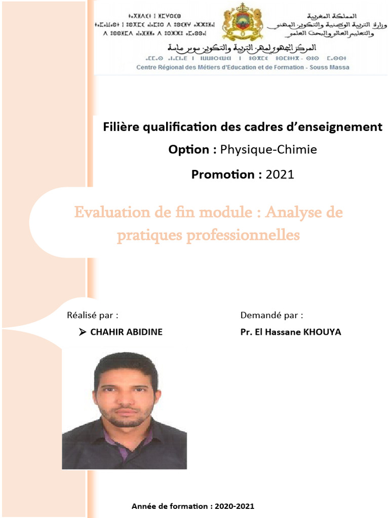 Evaluation Fin de Module APP | PDF