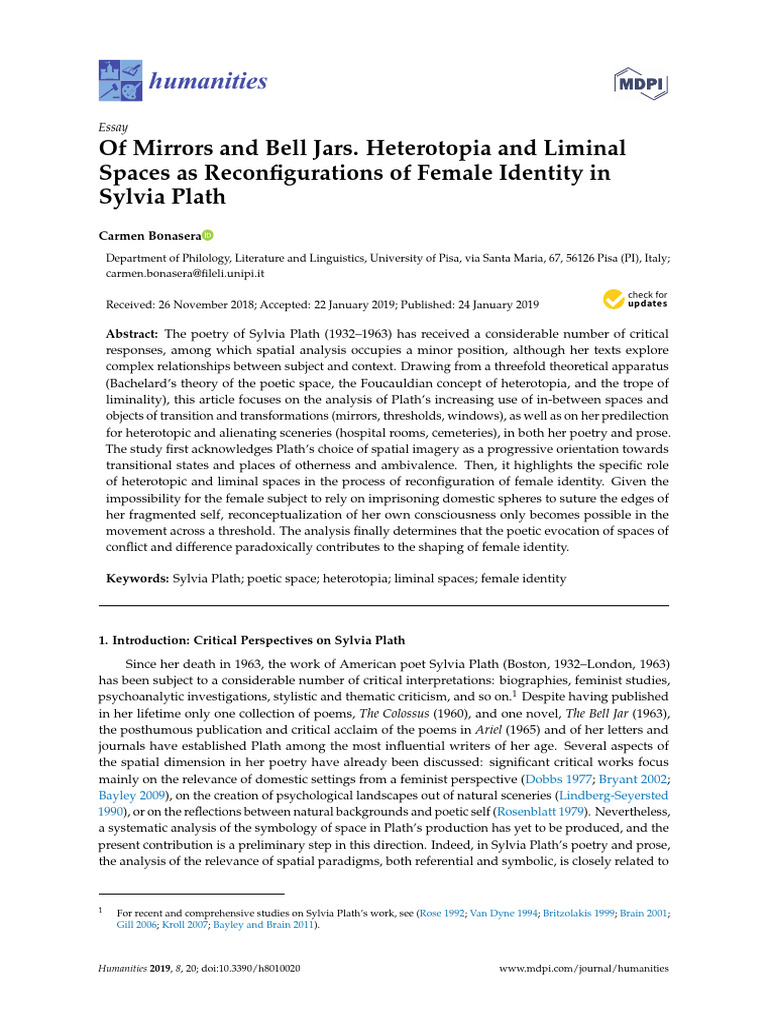 Of Mirrors and Bell Jars - Heterotopia and Liminal Spaces As ...