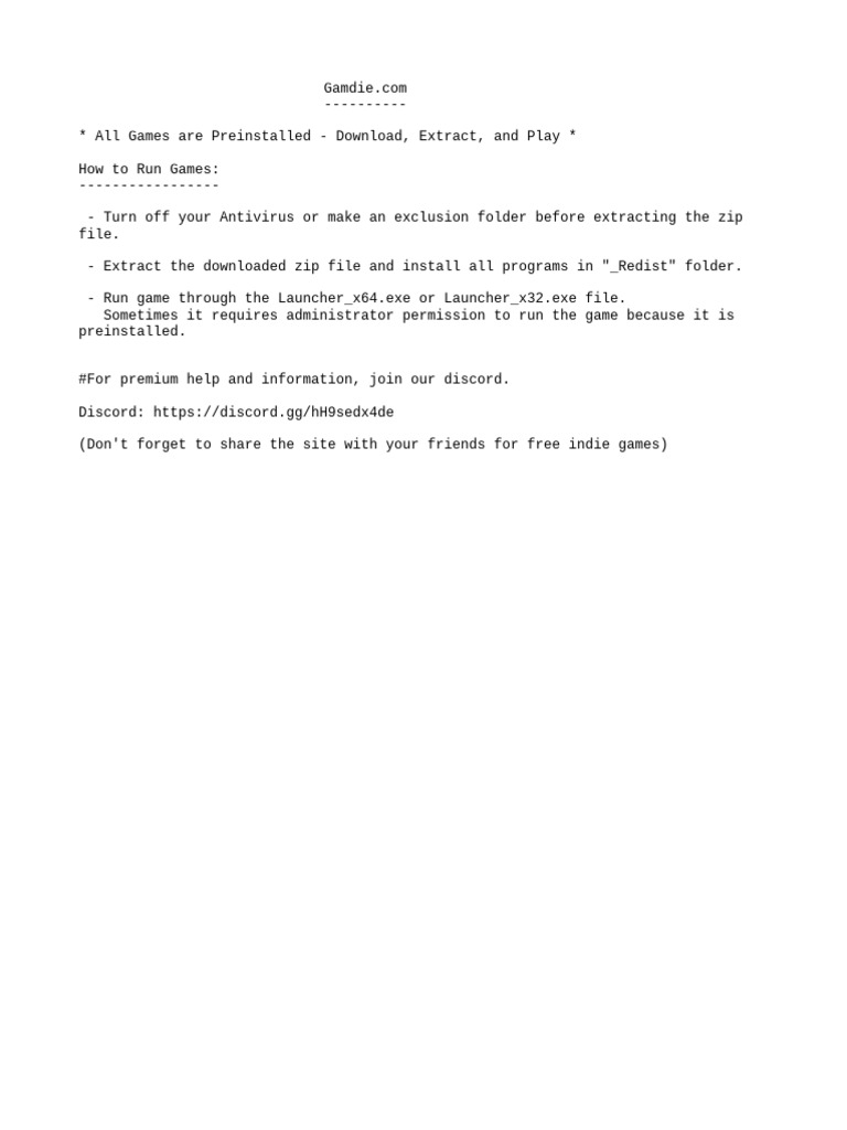 How to Play Games from Gamdie.com | PDF