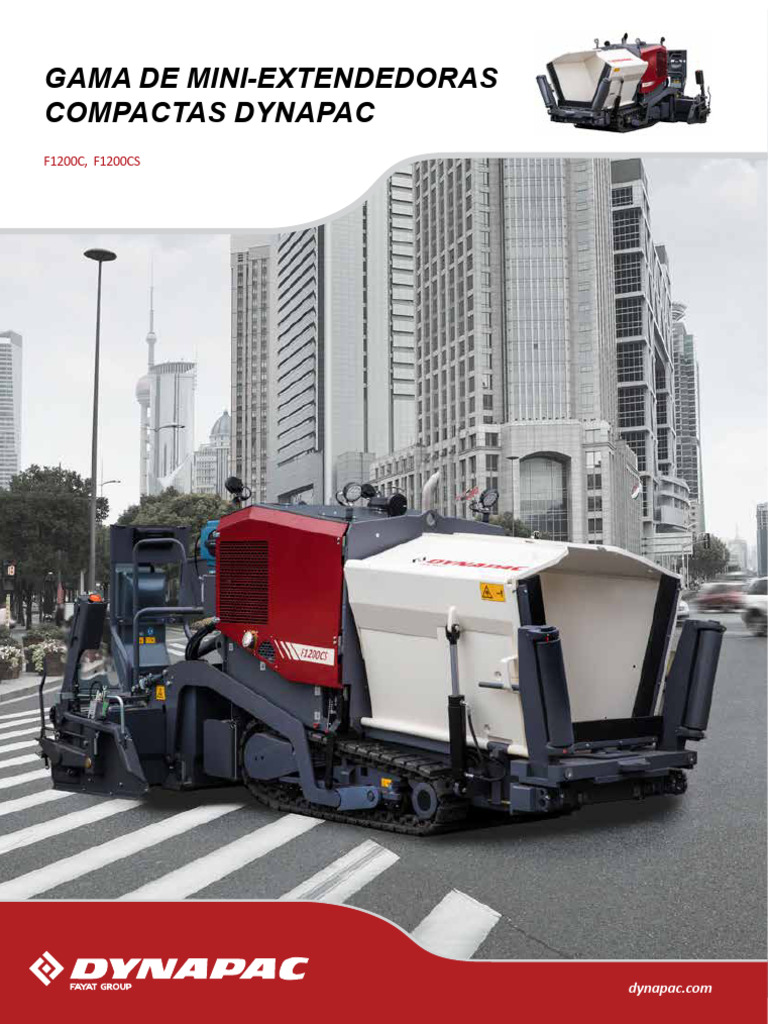 Dynapac F1200C F1200CS | PDF | Ingeniería de confiabilidad | Motores