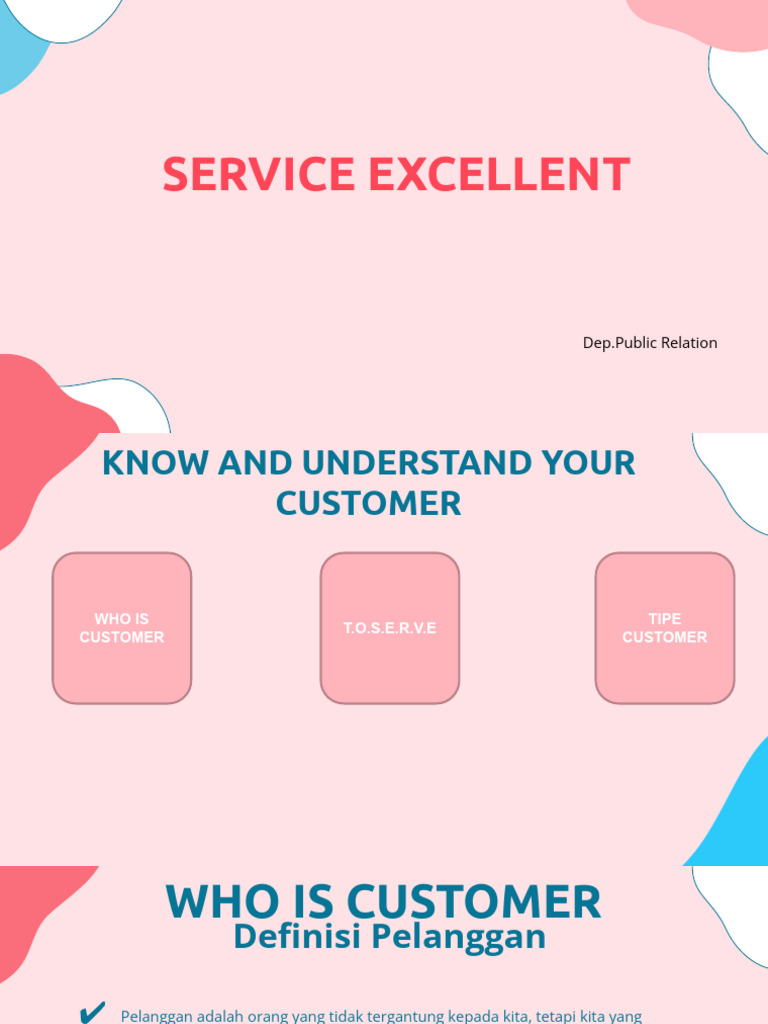 Service Excellence - Revisi 2 | PDF | Karier & Perkembangan ...