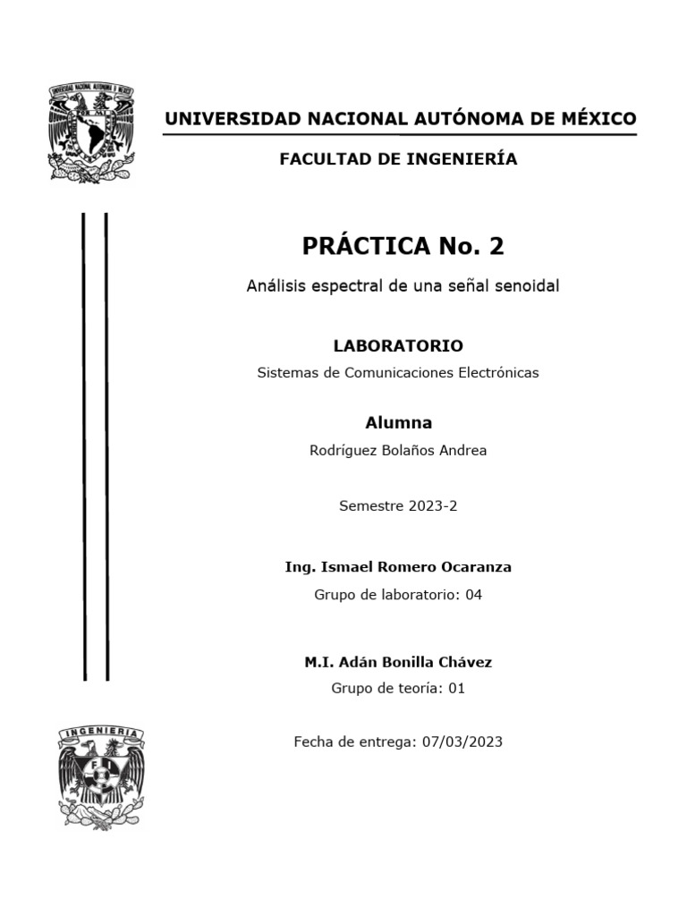 Práctica02_RodríguezBolañosAndrea | PDF | Frecuencia | Densidad espectral