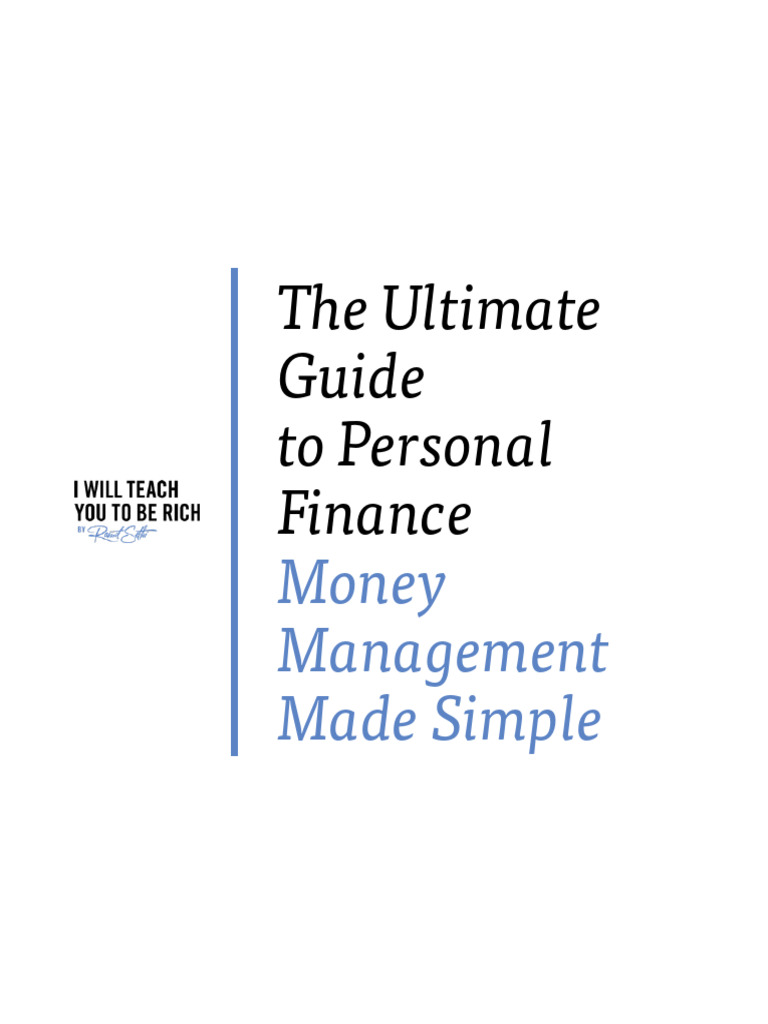 ultimate-guide-to-personal-finance | PDF | Investing | Credit Card