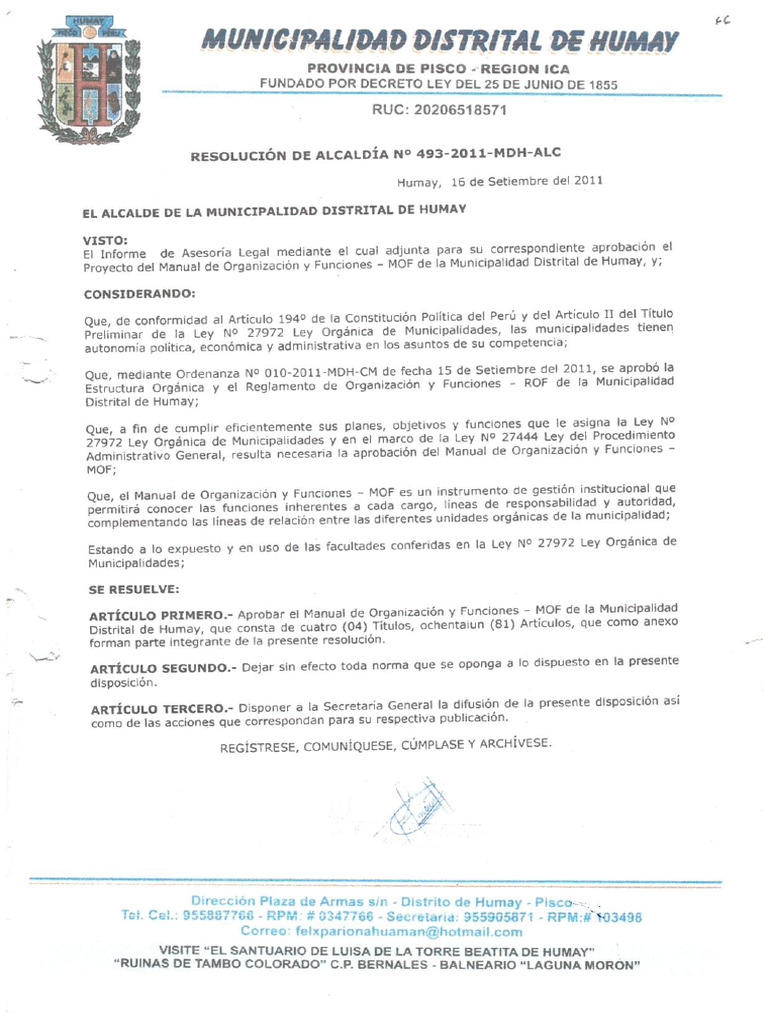 Mof 2011 - Humay | PDF