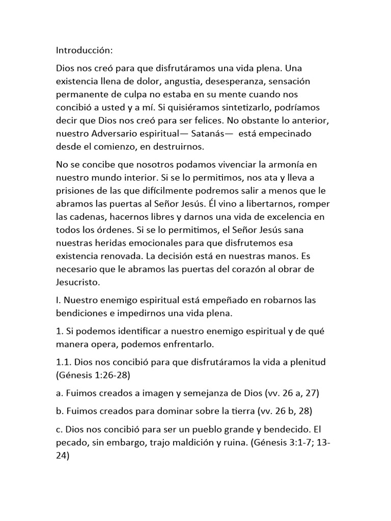 Explicacion de Las Ataduras | PDF | Cristo (título) | Perdón