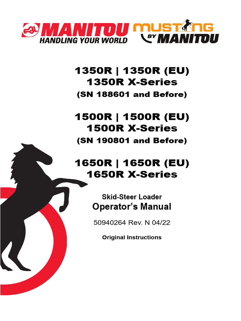 Manitou 1650R Operators Manual | Download Free PDF | Elevator | Databases