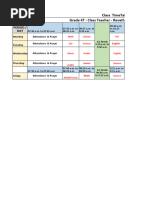 Bell Timings 2025 - 2026 | PDF