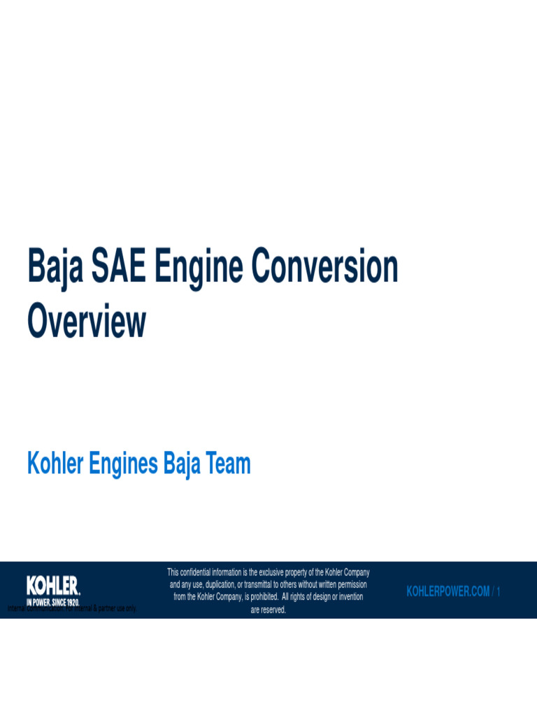 Baja SAE Conversion Overview | PDF | Machines | Systems Engineering