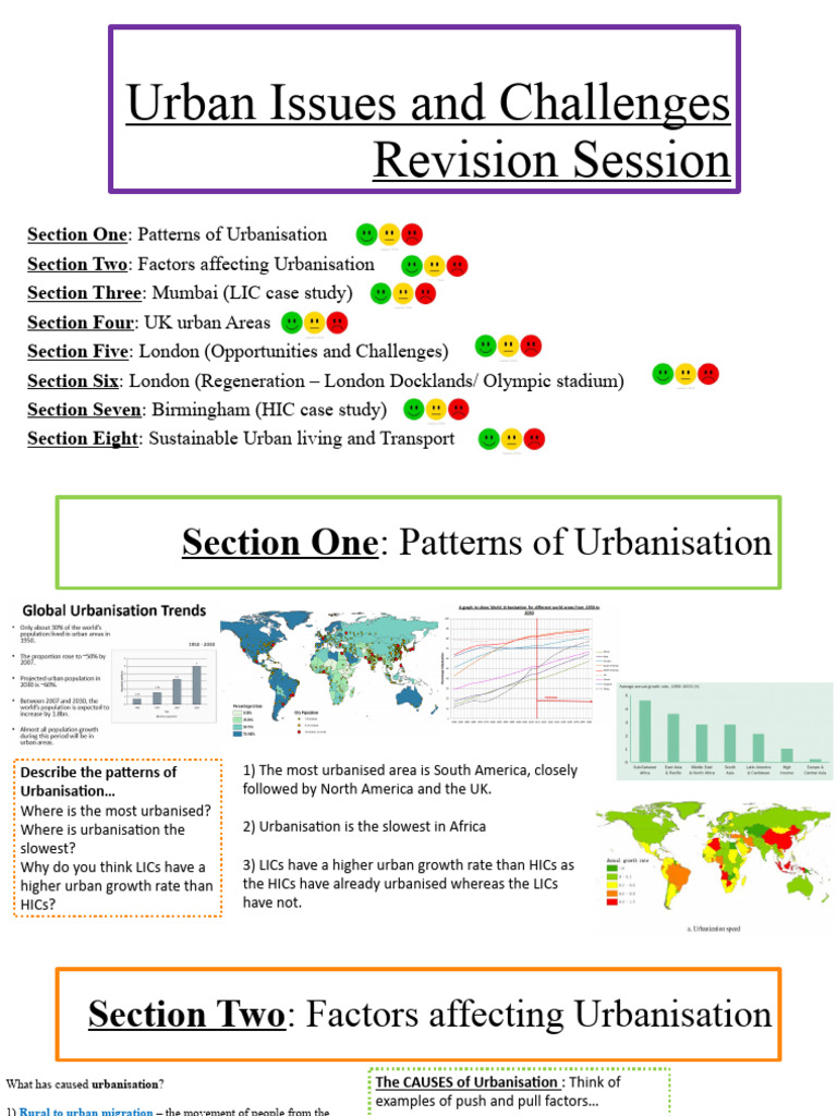 Urban Issues and Challenges Revision | PDF | Urbanization | Mumbai