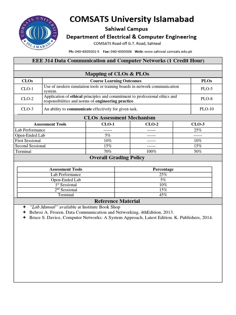 EEE314 Data Communication and Computer Networks Lab | Download Free PDF | Router (Computing ...