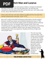 Parables of Jesus: Rich Man and Lazarus | PDF