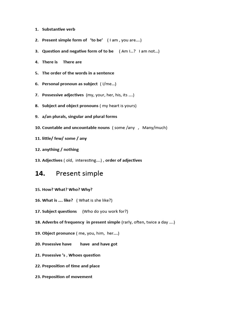 Saim Syllabus | PDF | Noun | Plural