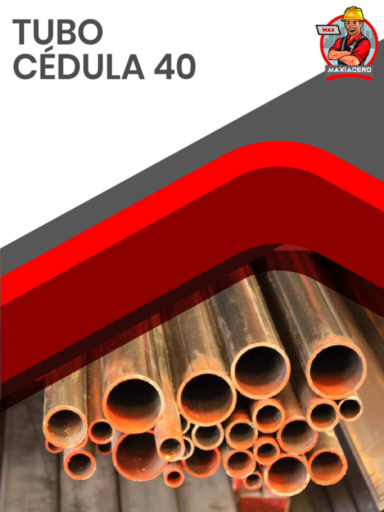 Tubo Cédula 40: Dimensiones y Peso | PDF | Hogar, jardinería y ...