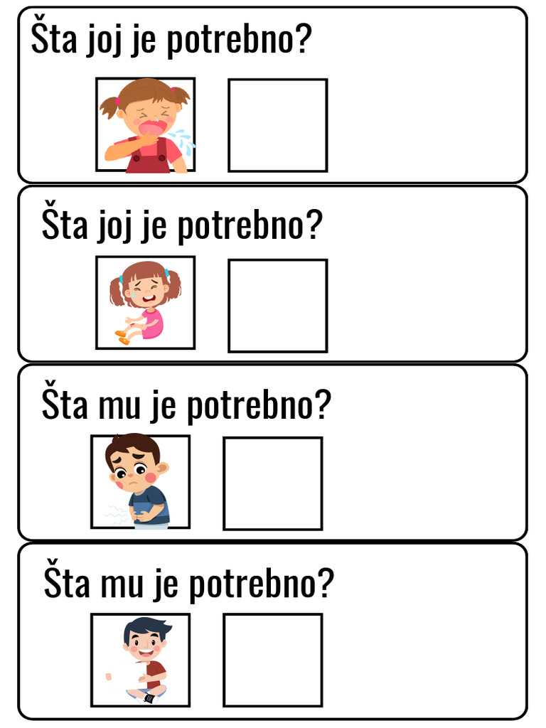 Materijal Za Pitanje Sta Je Potrebno PDF | PDF