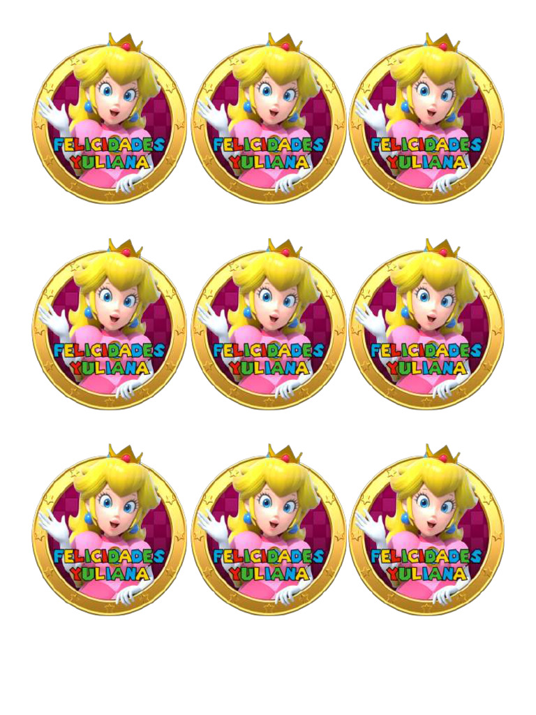 Stickers Princess Peach | PDF