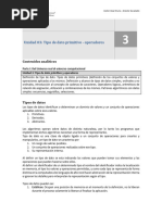 Tipos de Datos, Primitivos y No Primitivos | PDF | Tipo de datos | Cola ...