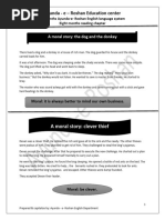 Moral Stories for Class 8 Students | PDF