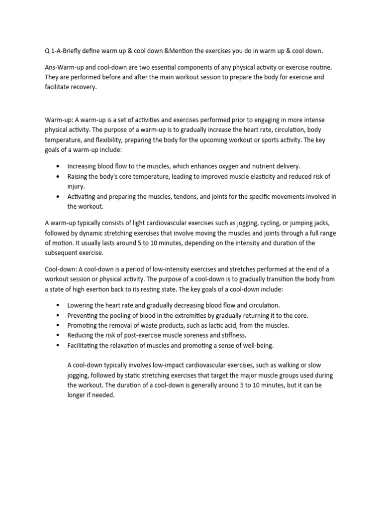 Vac Pdf Aerobic Exercise Physical Fitness