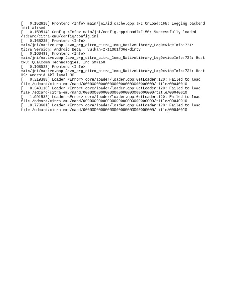 Citra Log - Txt.old | PDF | Computers