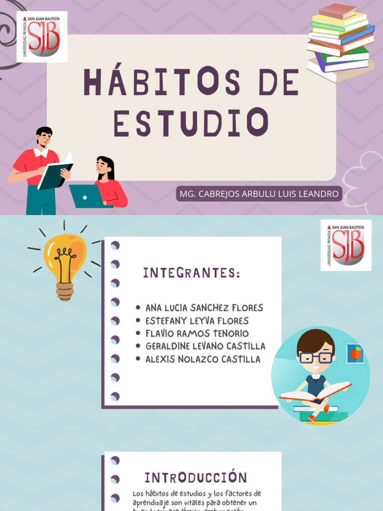 Habitos de Estudio | PDF | Aprendizaje | Habilidades de estudio