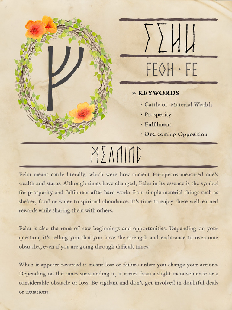 Fehu | PDF