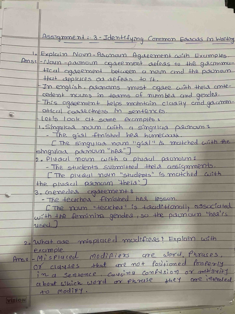 Assignment and Worksheet 3 and 6 ENGLISH | PDF