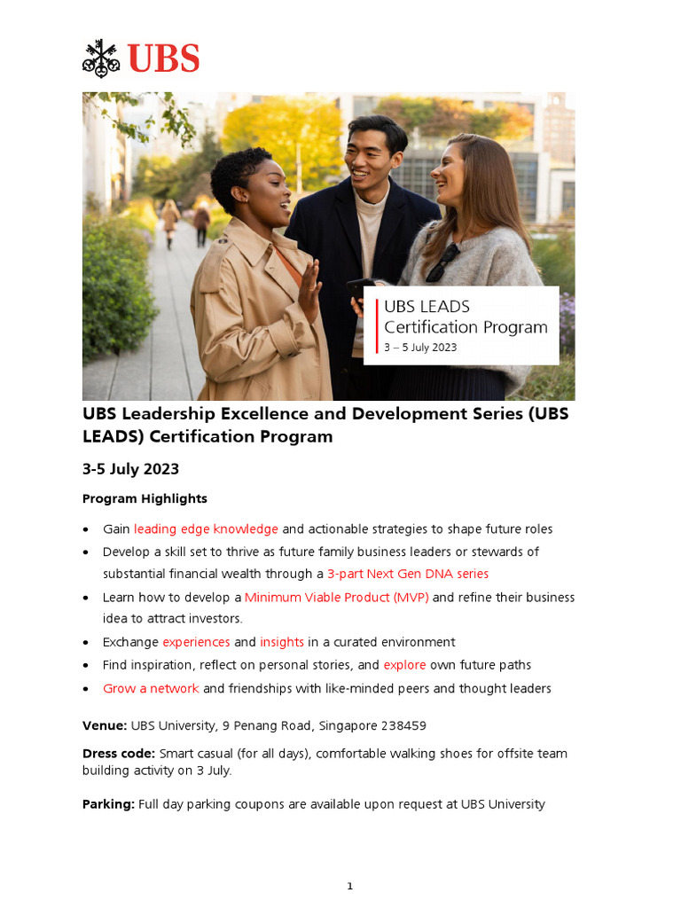 Leads Program Agenda 2023 2 | PDF