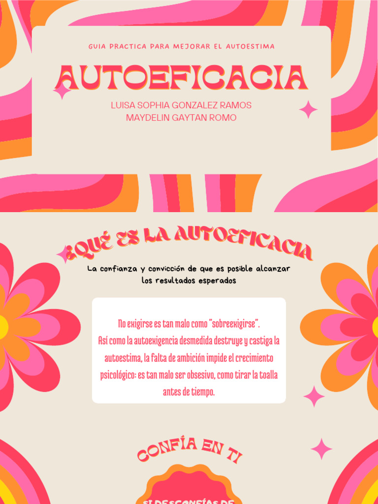 Autoeficacia Presentacion | PDF | Autoeficacia | Percepción