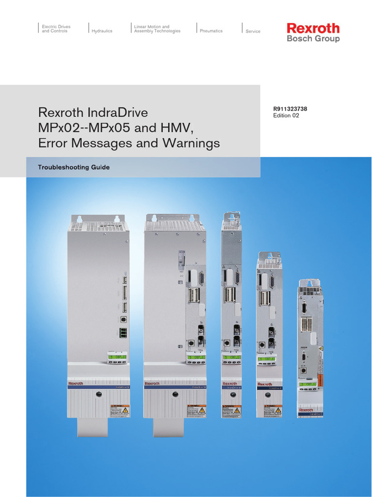 Rexroth MPX02 Guía Mod | PDF | Electric Motor | Power Supply