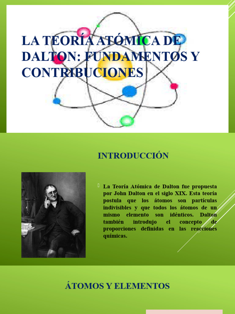 Teoria Atomica de Dalton | PDF