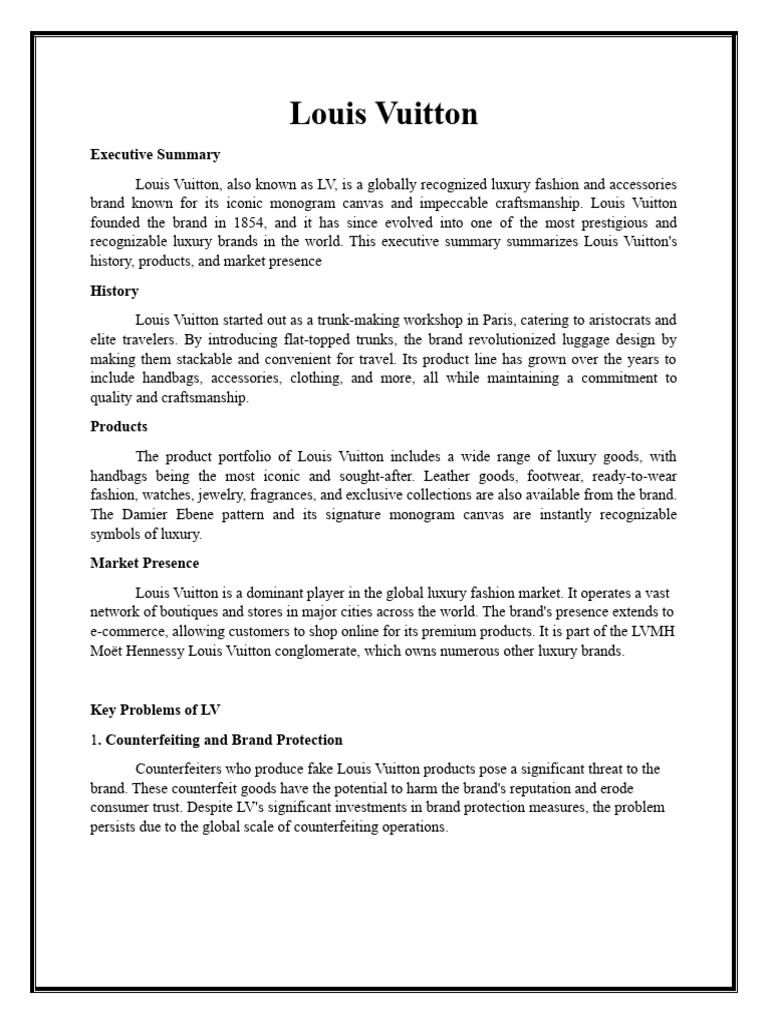 Louis Vuitton | PDF | Brand | Luxury Goods