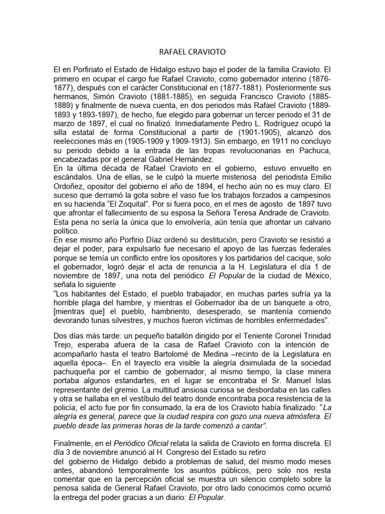 Joaquin Baranda y Quijano | PDF | Gobierno