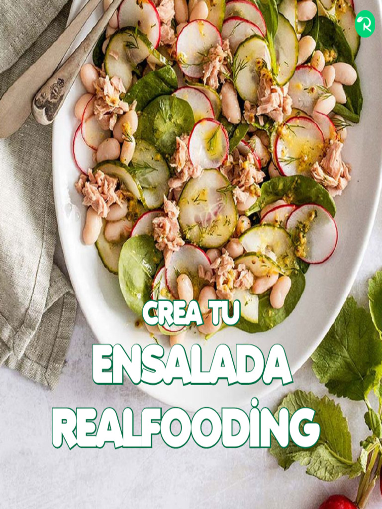 Crea Tu Ensalada Realfooding | PDF | ensalada | Alimentos