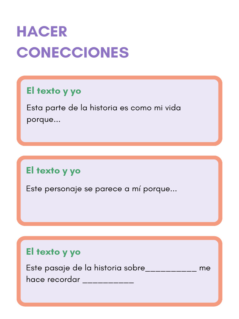 Tarjetas para Hacer Conecciones | PDF