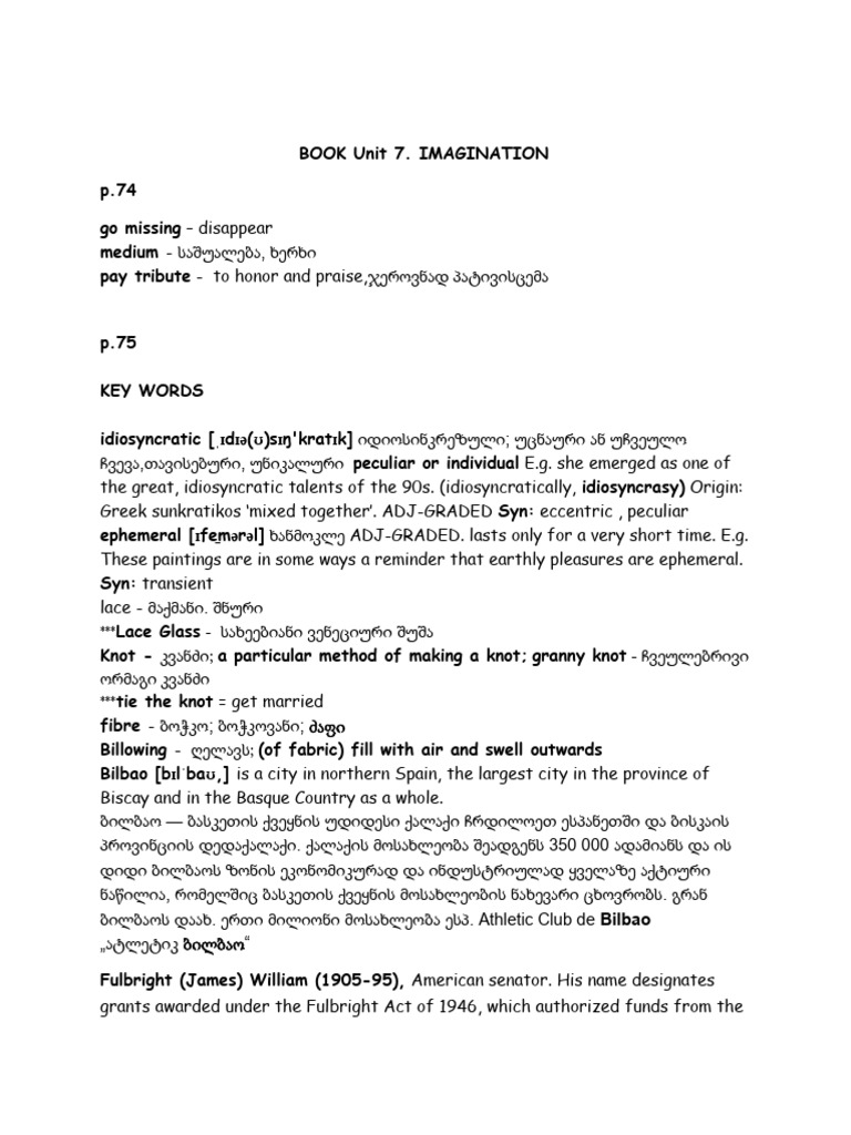 116 - Handout - C1 Keynote Units 7 & 8 | PDF