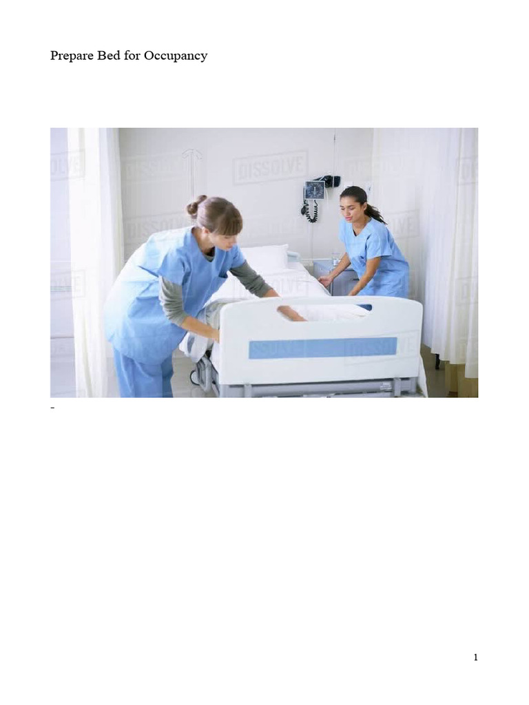 Bed Making | PDF | Waste | Personal Protective Equipment