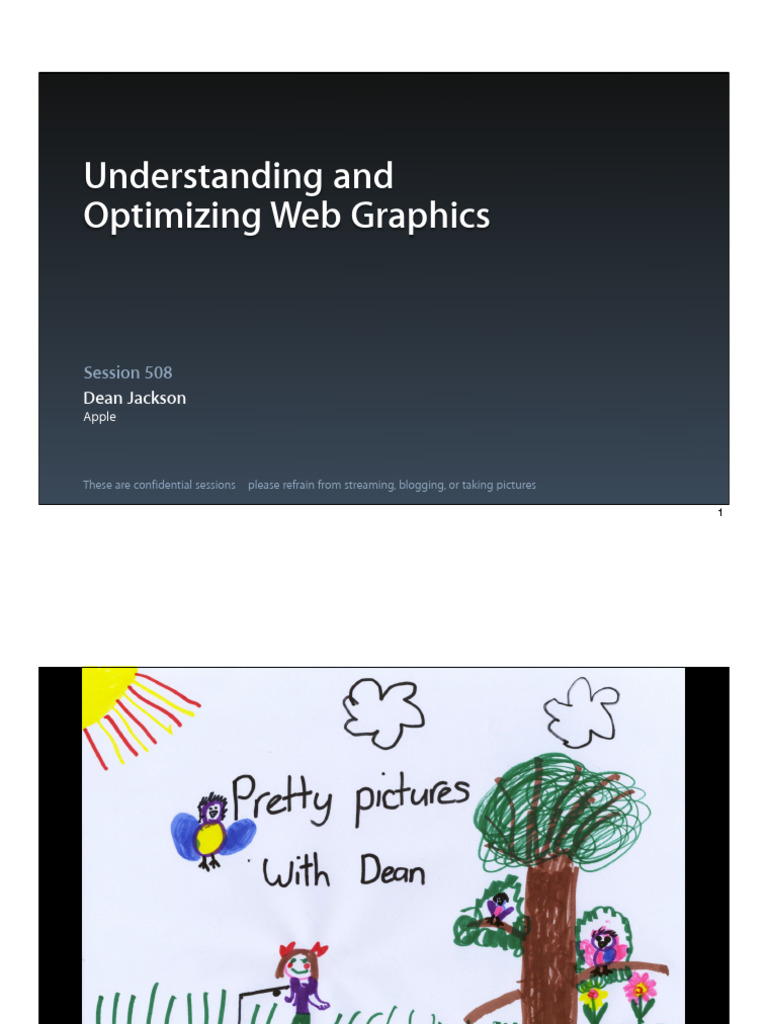(2011) (Session 508) Understanding and Optimizing Web Graphics | PDF ...