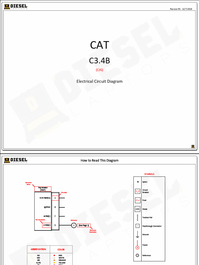 CAT Engine - C3.4B (UENR0611-06) .Prefix (CJG) | PDF | Fuel Injection ...