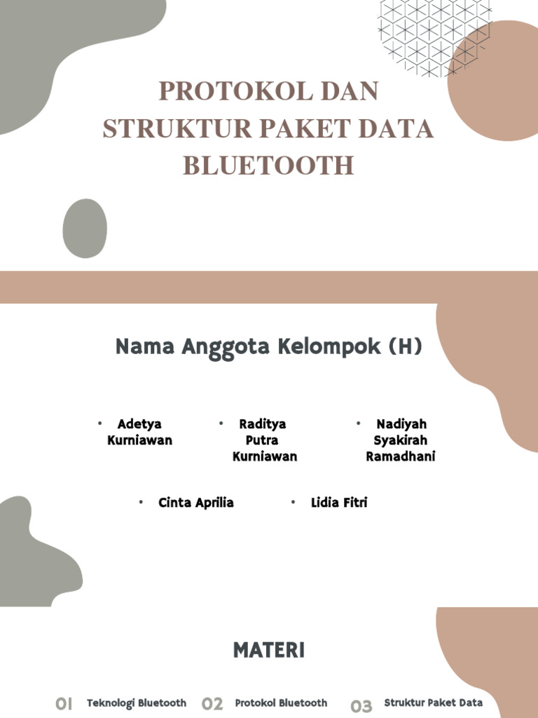Protokol dan Struktur Paket Data Bluetooth | PDF