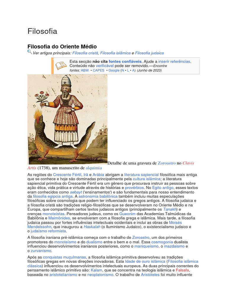Filosofia do Oriente Médio: Uma Introdução | PDF