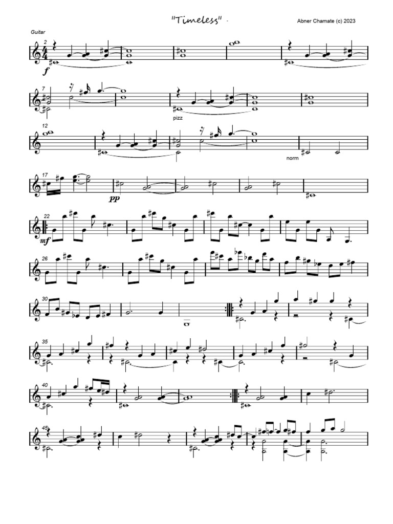 Timeless Final ACH | PDF