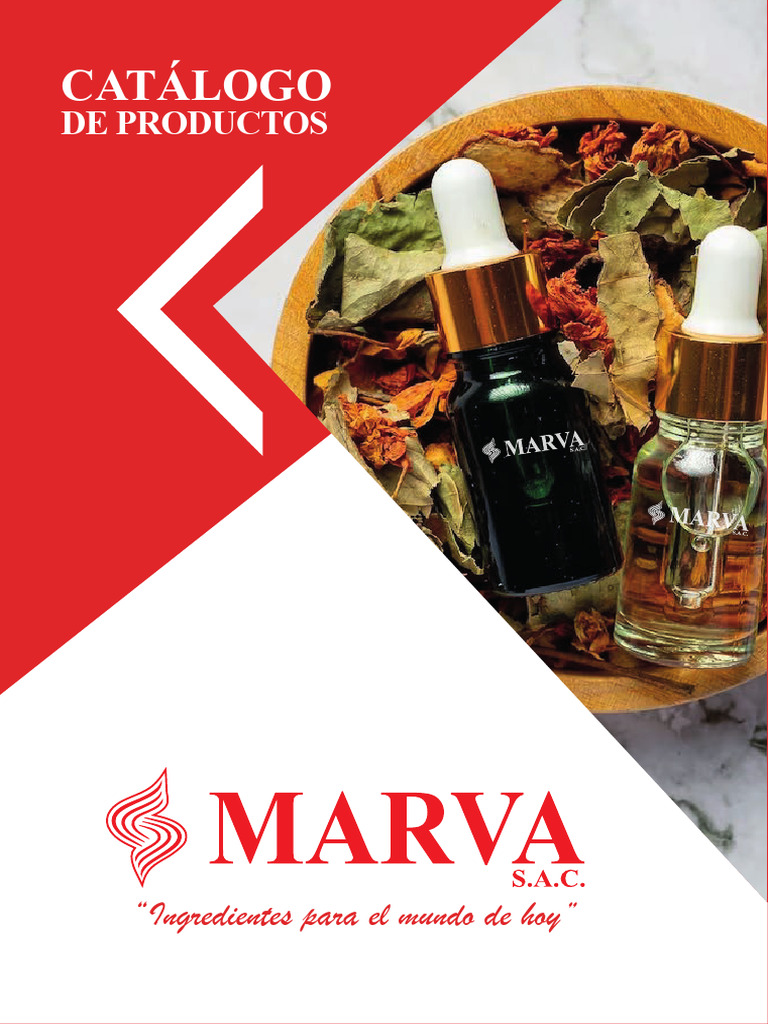 Catálogo MARVA | PDF | Compuestos químicos | Ingredientes de comida