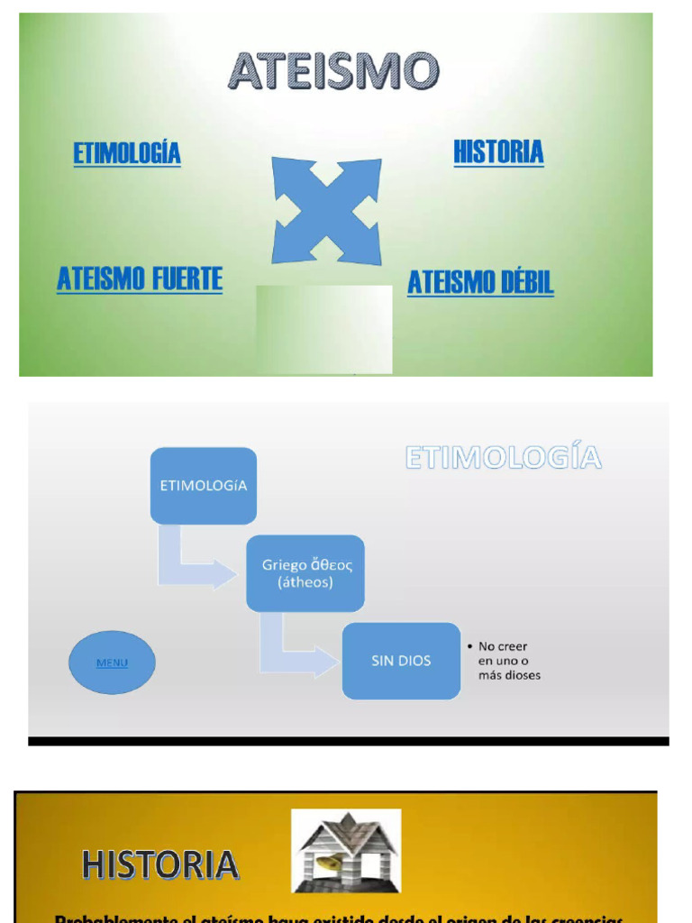 Tipos de Ateos Exposicion | PDF