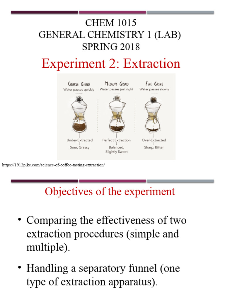 CHEM 1015 Lab 2 - Extraction | PDF | Solubility | Materials