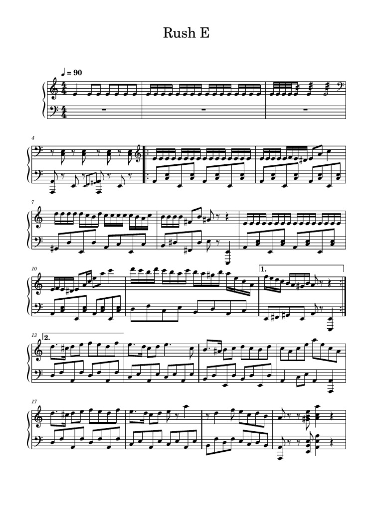 Rush E | PDF