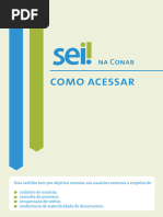 Manual - Acesso Via Minha Área SP SEI - SP | PDF | Informática